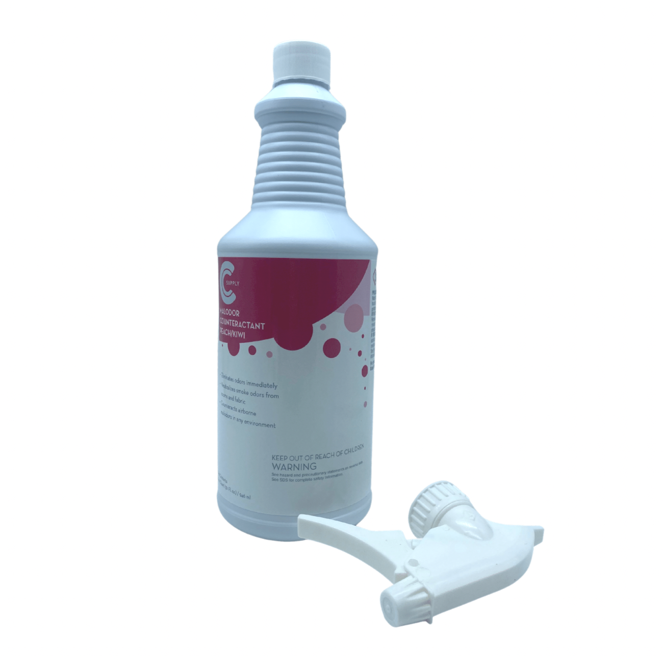 Malodor Counteractant Peach & Kiwi (32oz) + Sprayer – C&C Supply Store